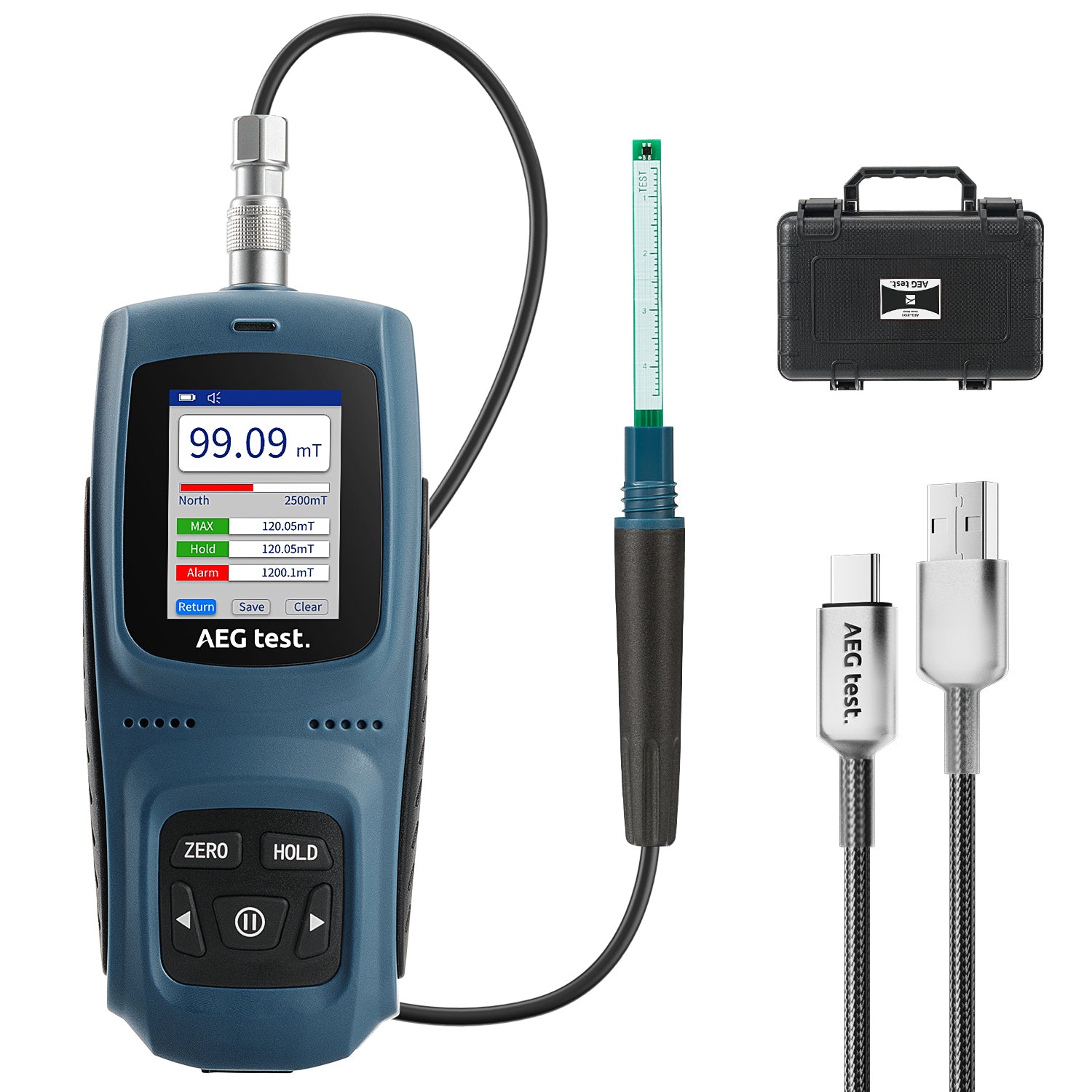 AEG-8103 Gauss Meter（1% Precision Measurement） – aegtest.tech